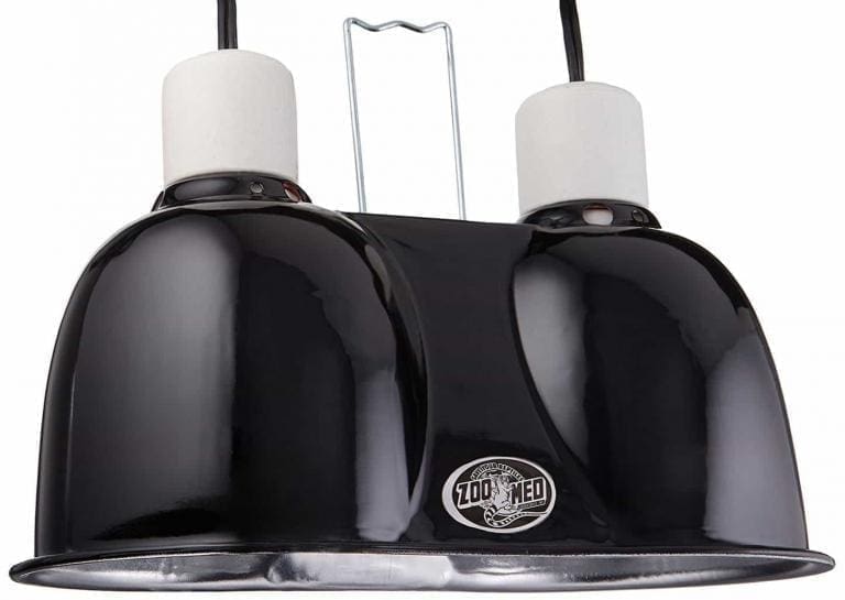 ZooMed Dual Mini Dome Light Fixture Reptile Light Fixture Gecko UV ...